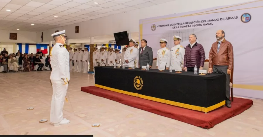 Adrián Oseguera Testifica Cambio de Mando en la Primera Región Naval ...