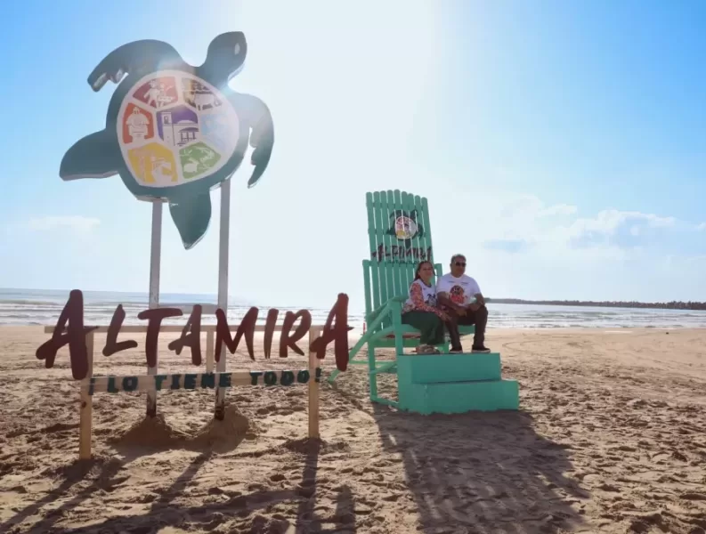 Playa Tesoro de Altamira, atractivo para turistas nacionales y ...